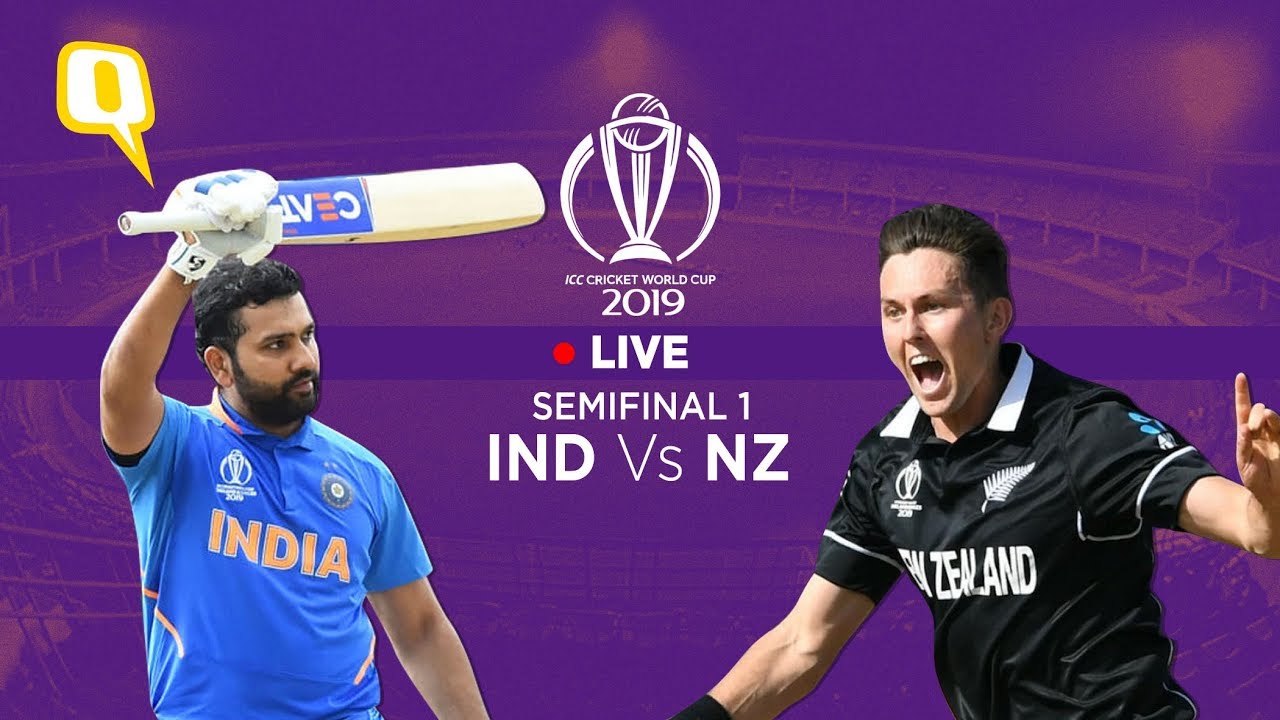ICC World Cup 2019 LIVE | Semifinal 1: India Vs New Zealand | Rohit ...