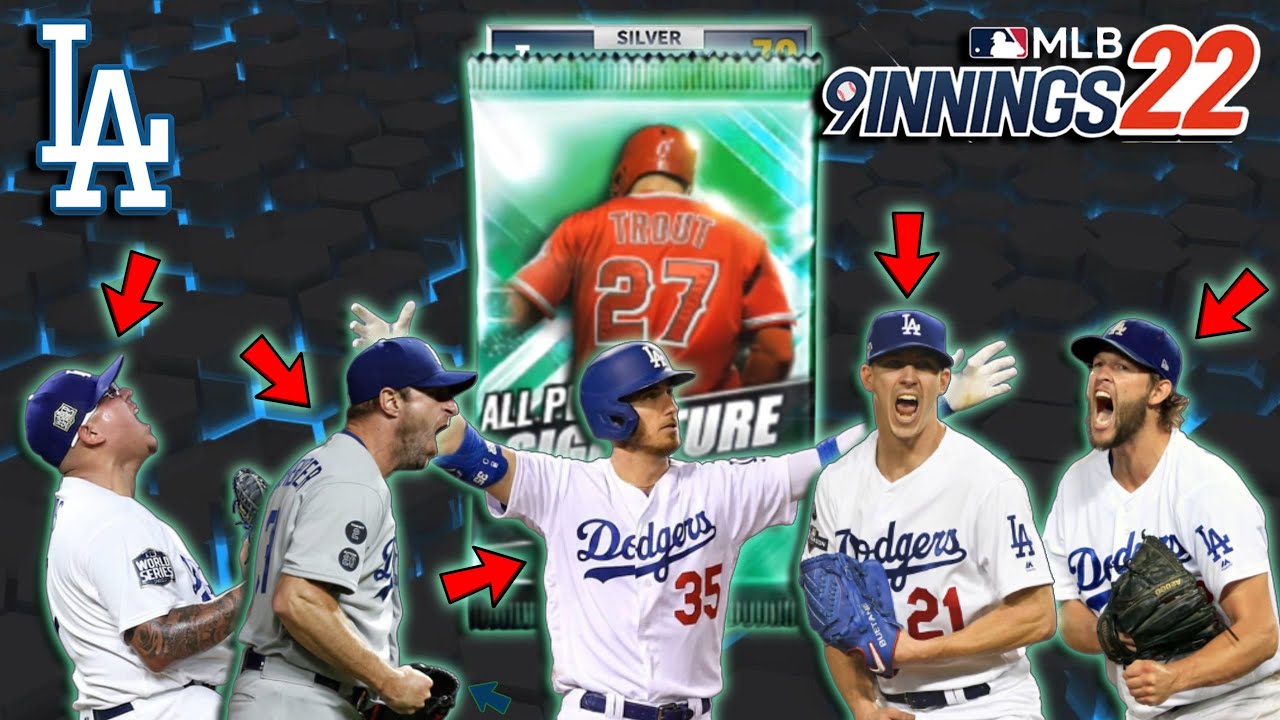 MLB 9 Innings 22 - DODGERS TEAM SIGNATURE CARD!!! Dodgers Team Prime ...