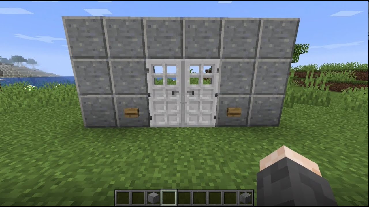 Enhanced Iron Door System Tutorial (Java + Bedrock) - Minecraft - YouTube