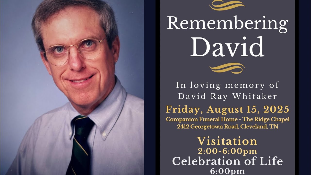 Remembering Dave Whitaker, August 15, 2025 - YouTube