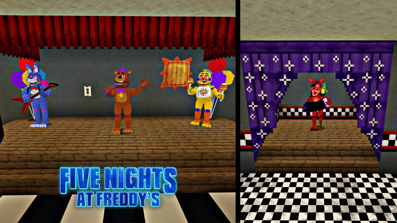 Minecraft FNAF Movie "ROCKSTAR ANIMATRONIC'S" Part 21 - YouTube