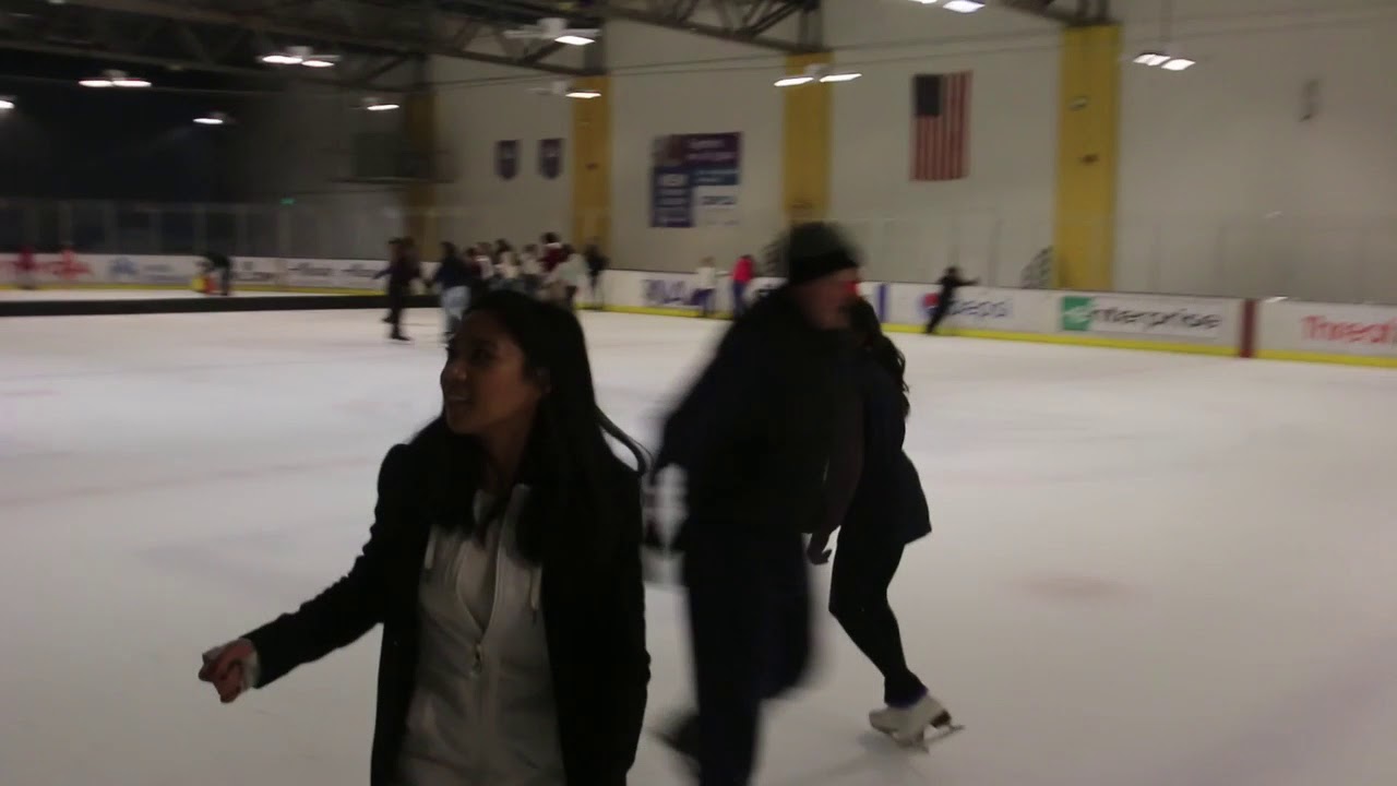 Ice Skating at fremont - YouTube