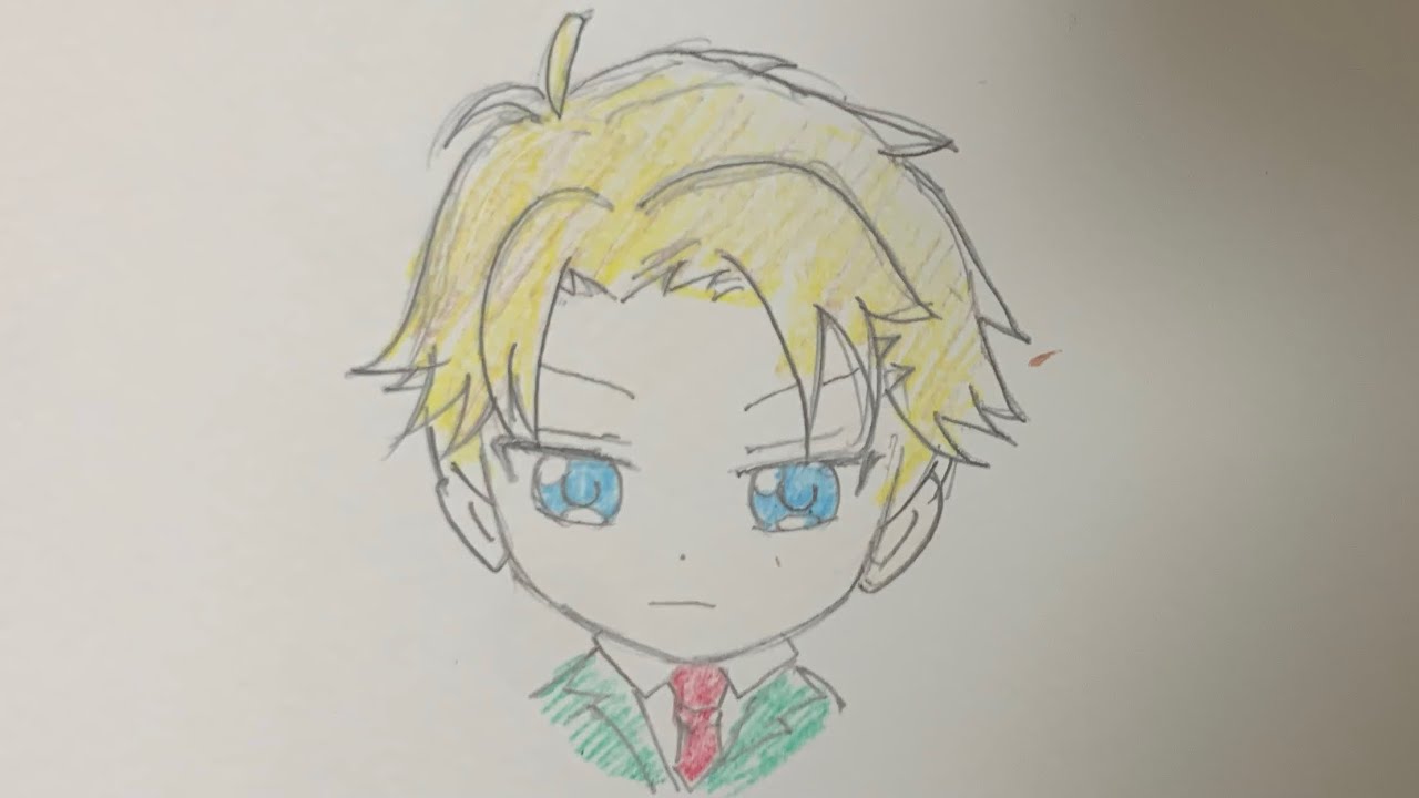 How to Draw Loid Forger Easy | spy x family - YouTube