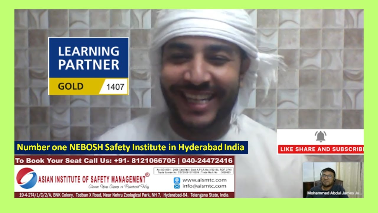 Student Review of NEBOSH IGC Course | Asian Institute of Safety ...