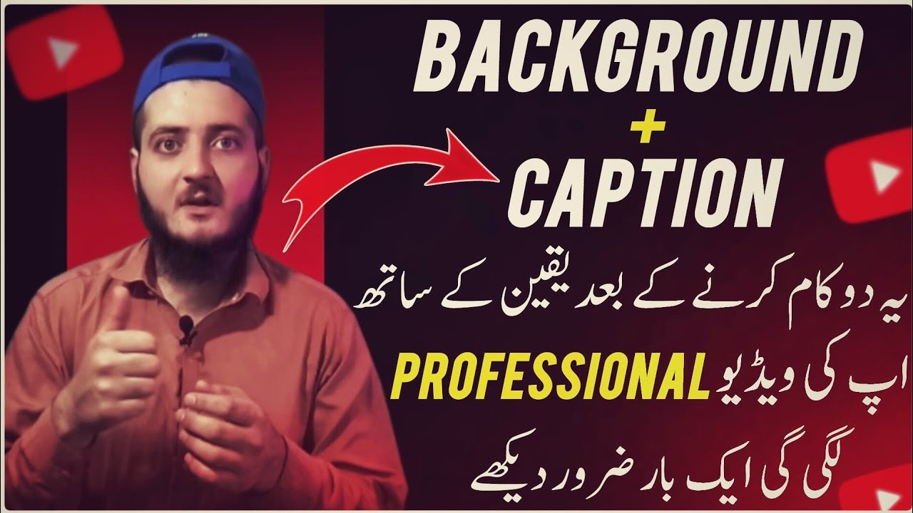 Background + Caption Full Editing Course 😀 @KashifMajeed - YouTube