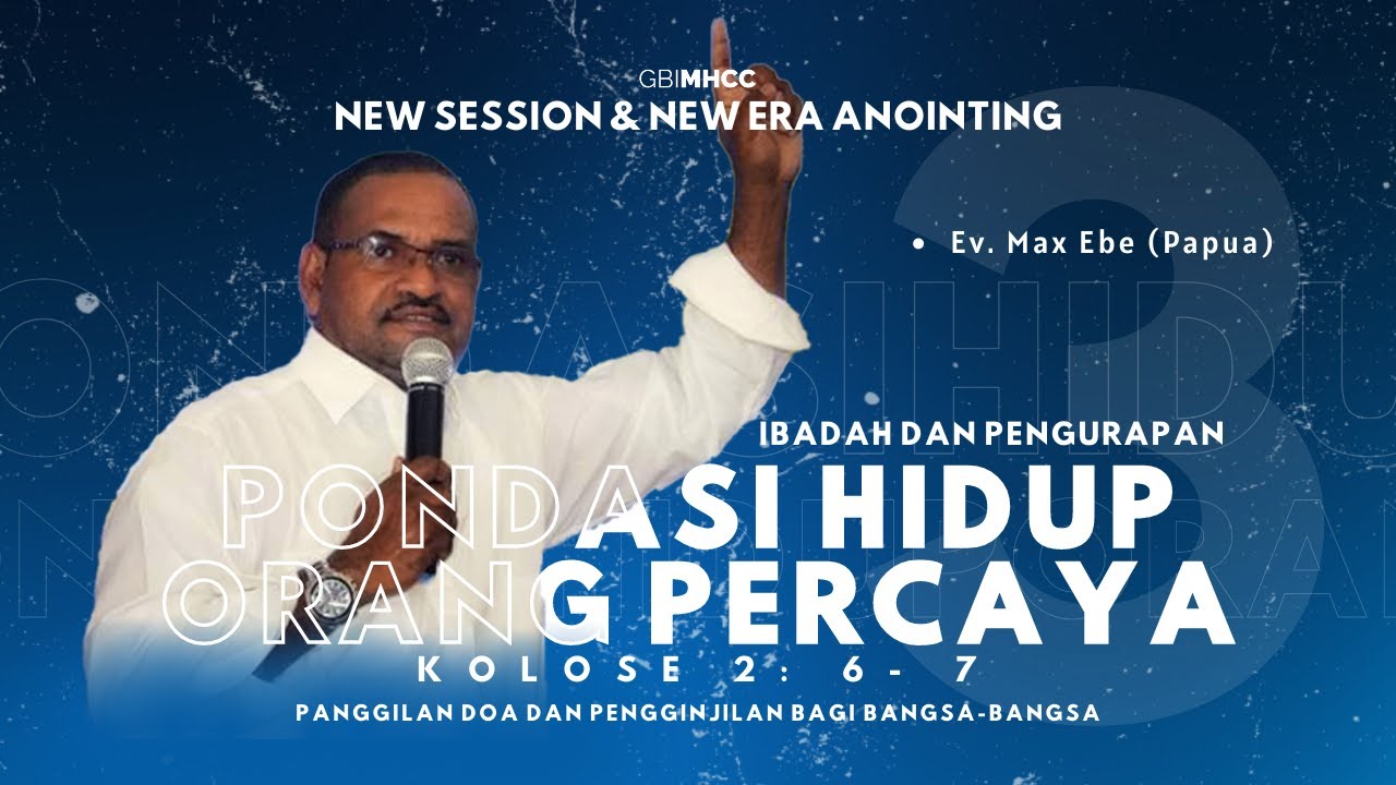 Ibadah Minggu, 22 Mei 2022 (17.00 WIB) | Ev. Max Ebe - YouTube