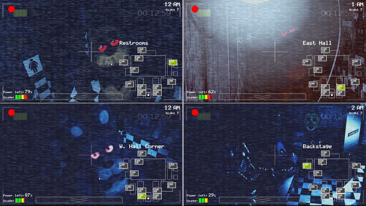 FNaF Movie Cameras in the FNaF Game! WIP! (FNaF 1 Mods) - YouTube