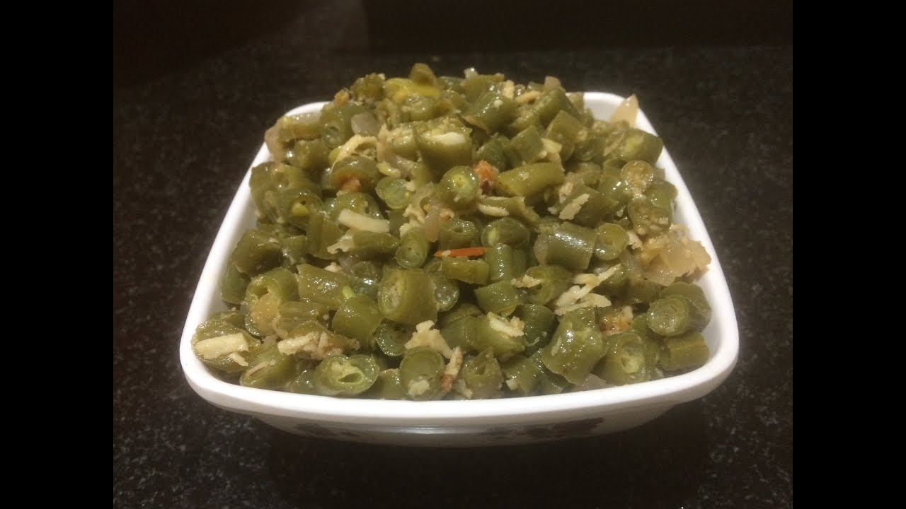 ಬೀನ್ಸ್ ಪಲ್ಯ / Beans palya recipe - YouTube