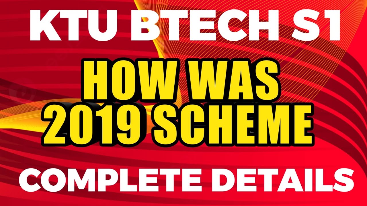 KTU BTECH S1 2024 SCHEME | MR ENGINEER - YouTube