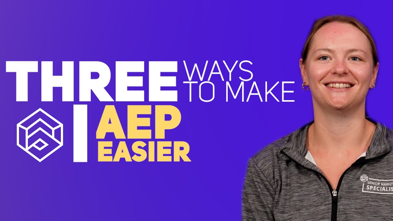 Three ways to make AEP easier! - YouTube