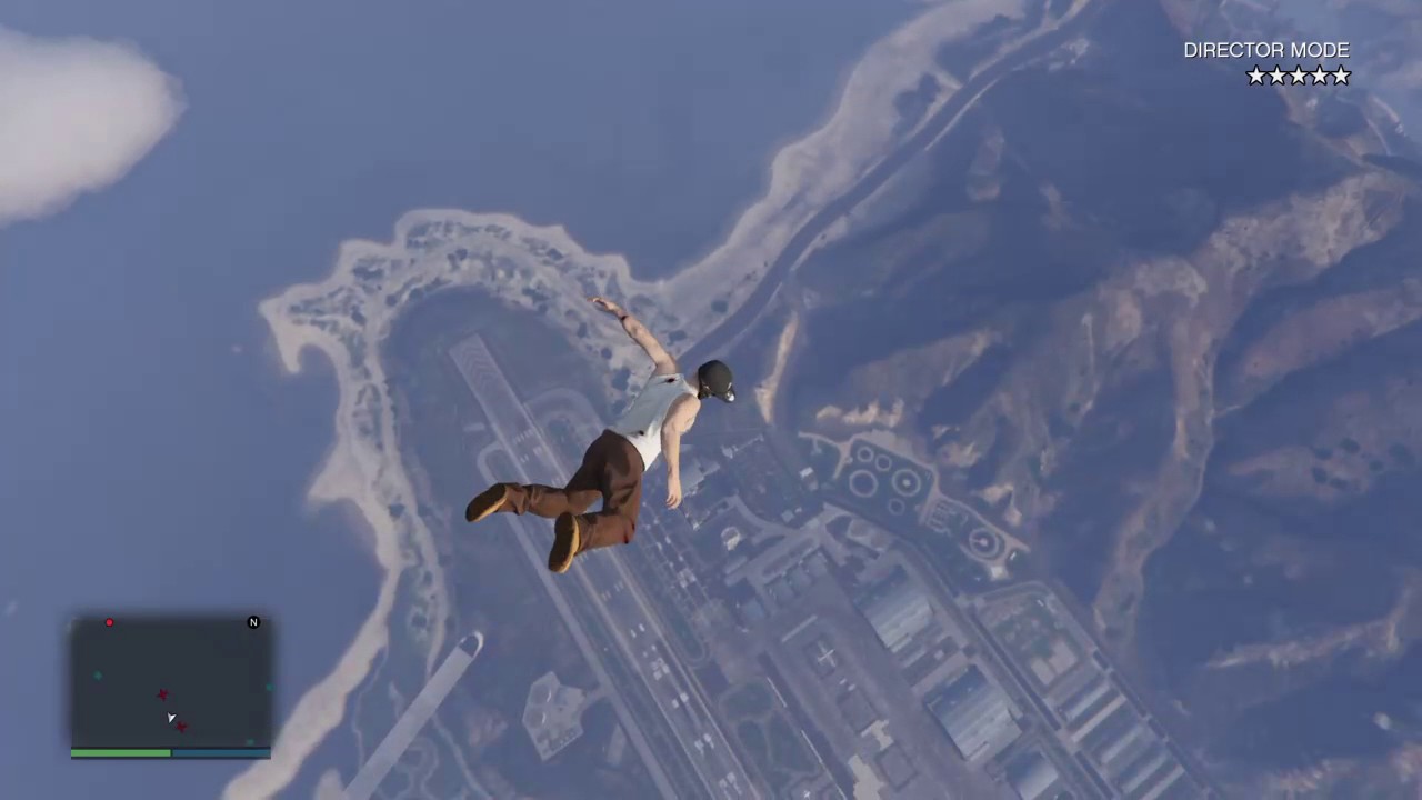 Gta 5 falling form so high - YouTube