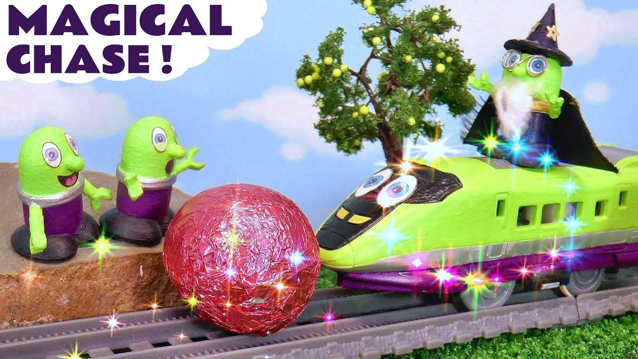 Magical Funlings Chase Story with Toy Train Funling Express - YouTube