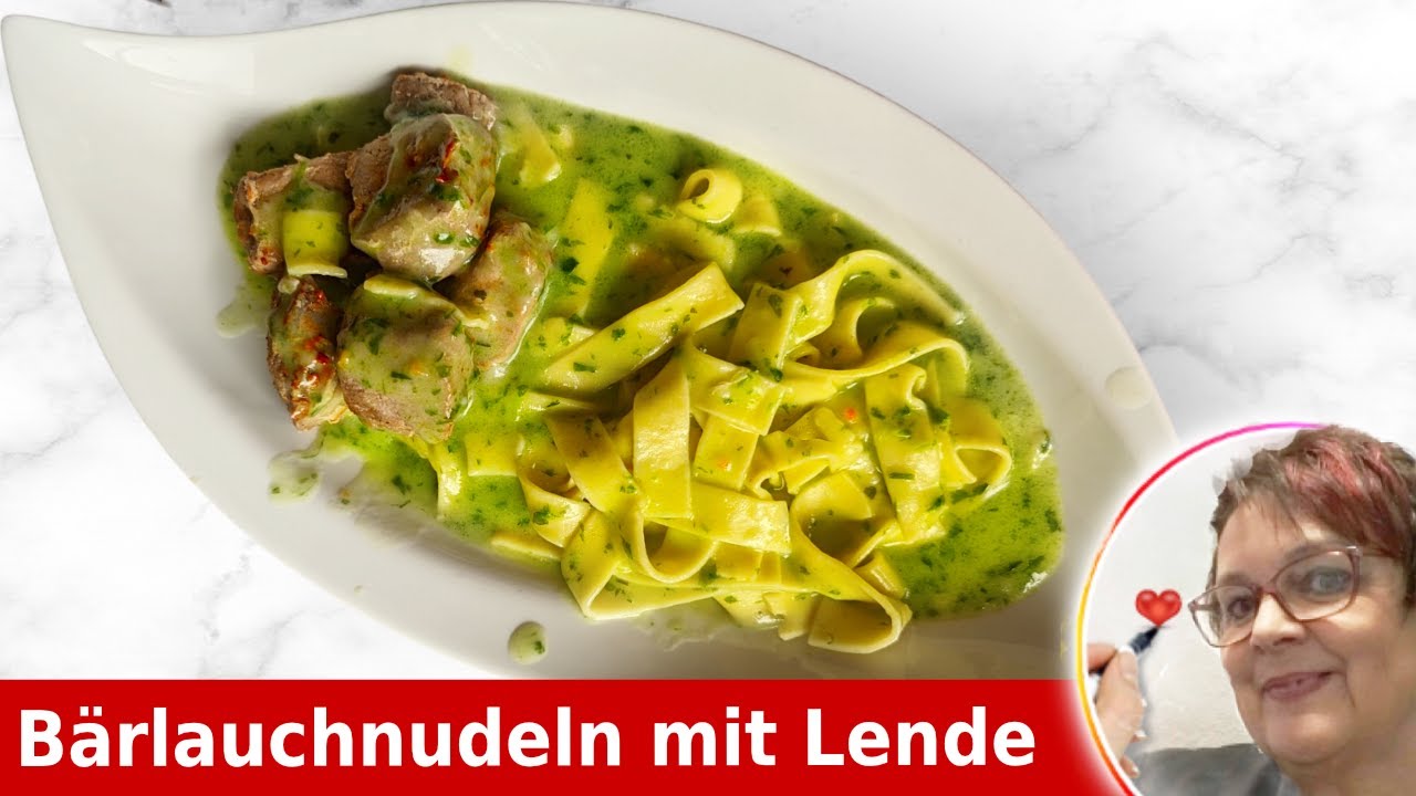 so einfach und lecker, alles aus einem Topf Bärlauch Nudeln mit Lende ...