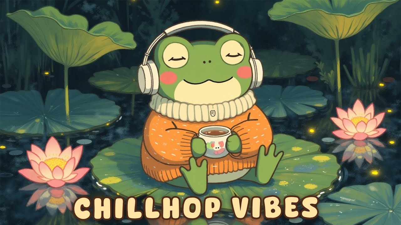Chill Frog Lo-Fi 🐸 | Smooth Jazz & HipHop Vibes for Focus & Creativity ...