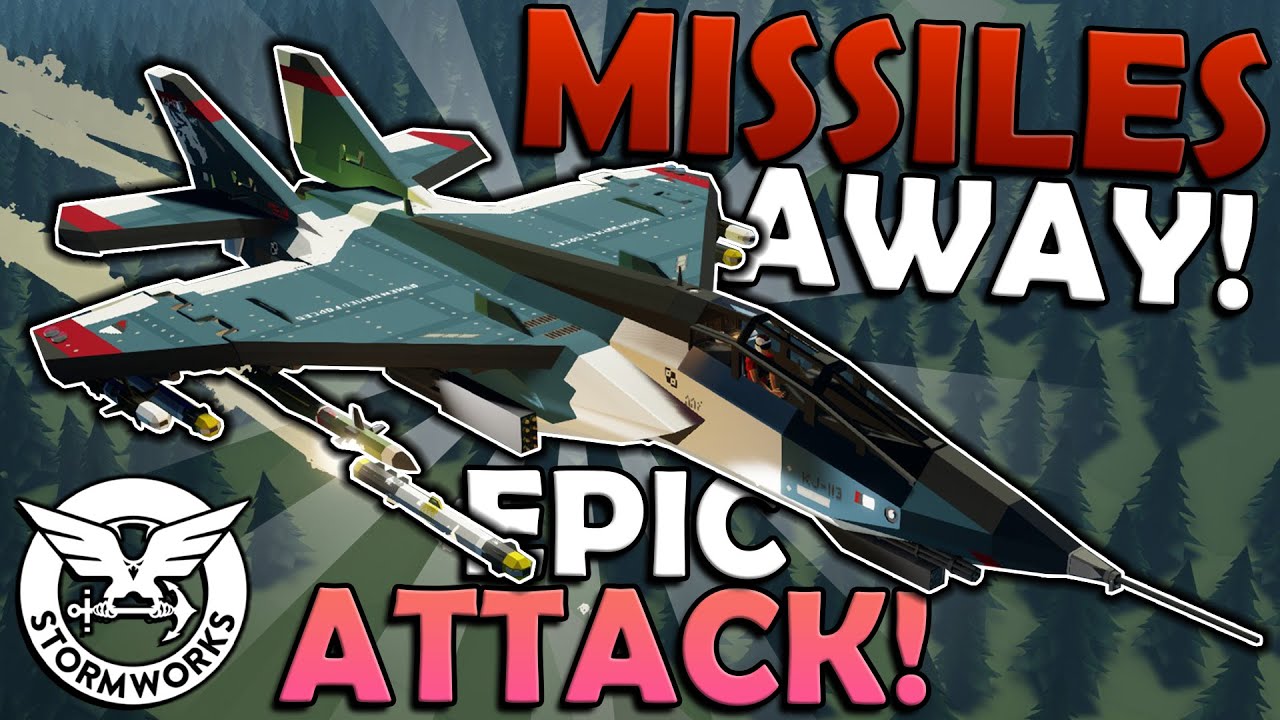 Fighter Jet ANNIHILATES Everything In SIGHT! - Stormworks Gameplay ...