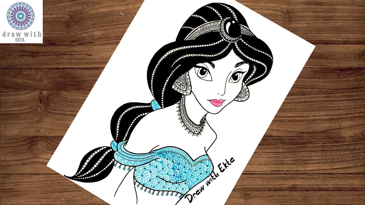 Princess Mandala Art | Mandala Art | Step by Step | Simple Mandala Art ...