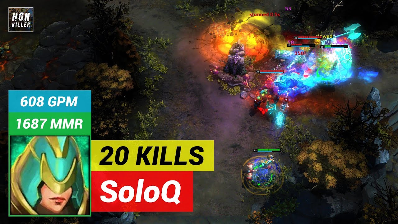 HoN Moraxus - SoloQ - 608 GPM 1687 MMR - NM - YouTube