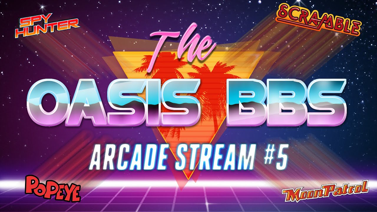 C64 Arcade Stream 5 | The Oasis BBS - YouTube