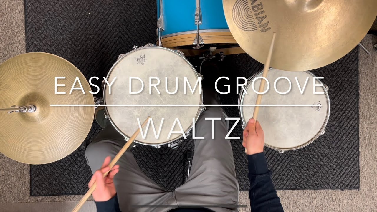 Easy Waltz: Play It On Drum Set - YouTube