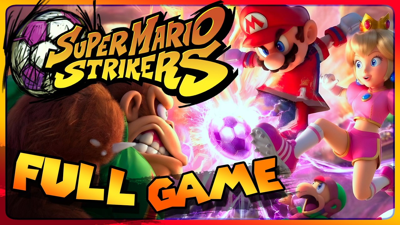 Super Mario Strikers FULL GAME Longplay (Gamecube) 4k - YouTube