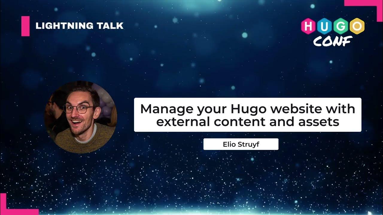 Manage your Hugo website with external content and assets — Elio Struyf ...