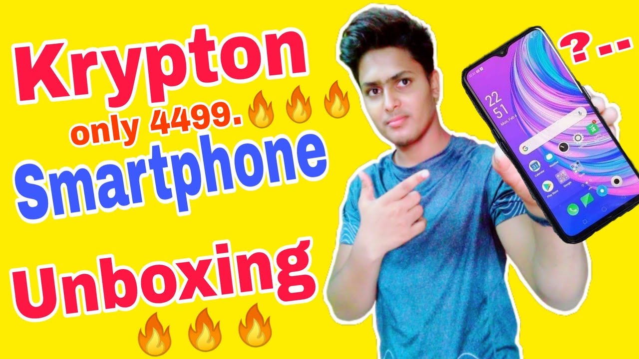 Flagship Krypton Smartphone || Krypton Smartphone Unboxing || Unboxing ...