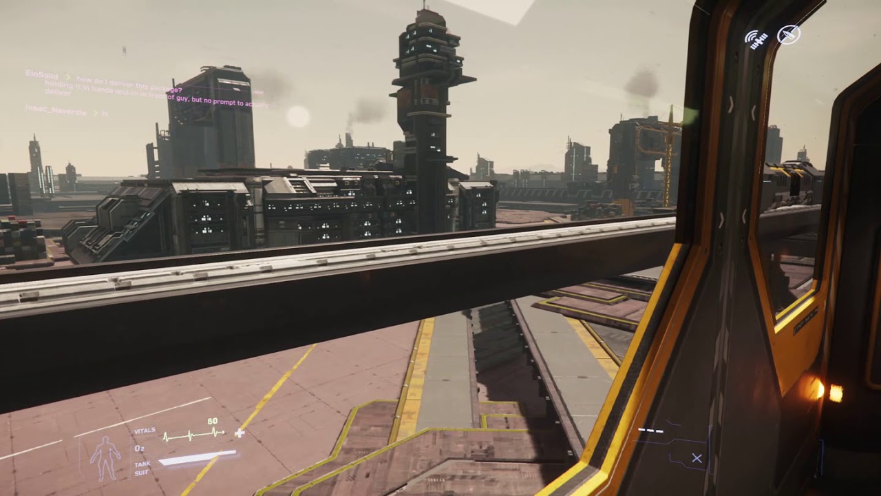 Star Citizen Alpha 3.3.6 LIVE! Lorville Train RAce to Teasa Spaceport ...