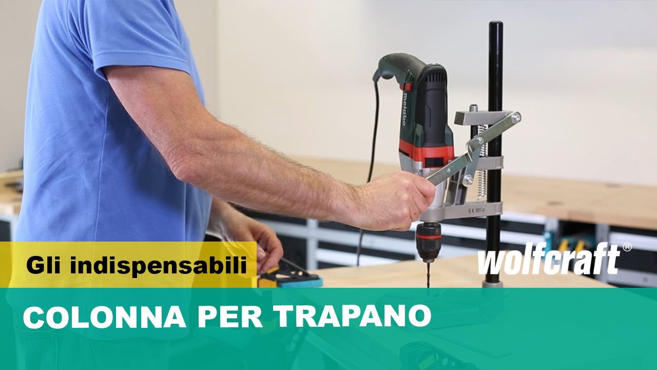 Colonna per forare con il trapano |wolfcraft - YouTube