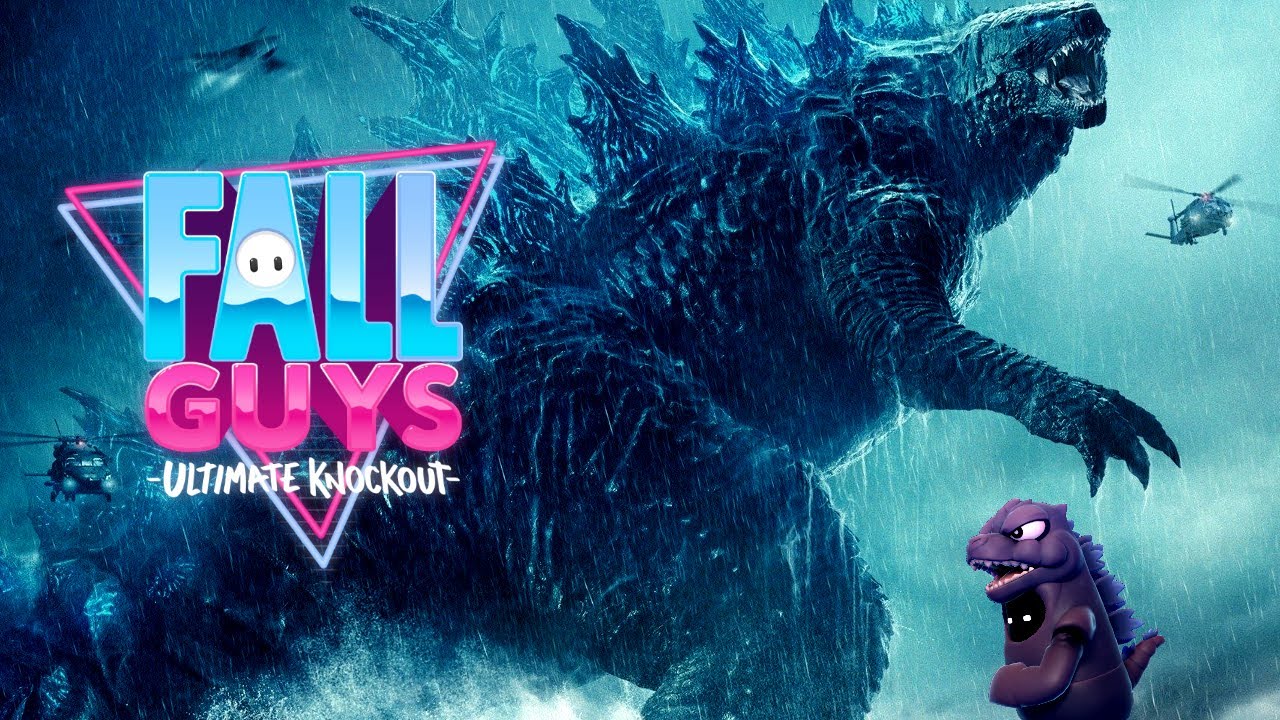 GODZILLA FALL GUYS - Fall Guys Season 4 Gameplay - YouTube