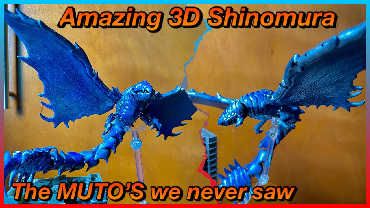 3D printed shinomura From Godzilla MonsterVerse Comic Book. - YouTube