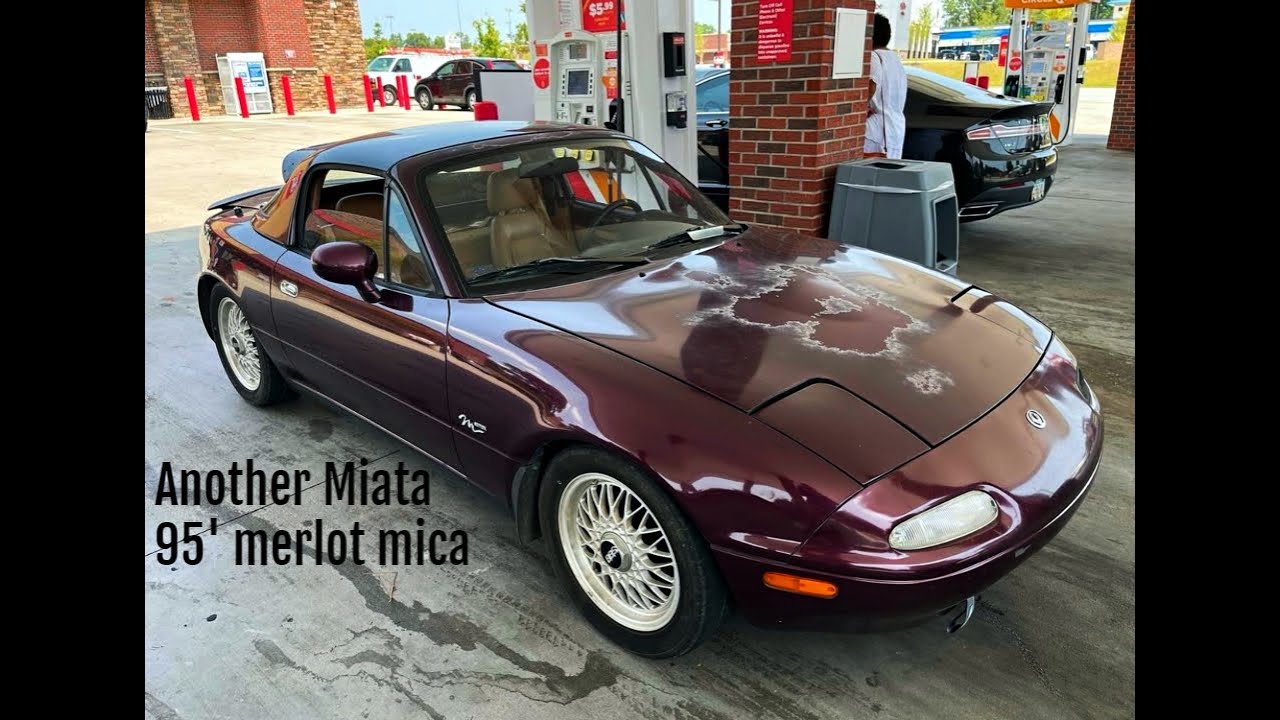 Another Miata 95' Merlot Mica - YouTube