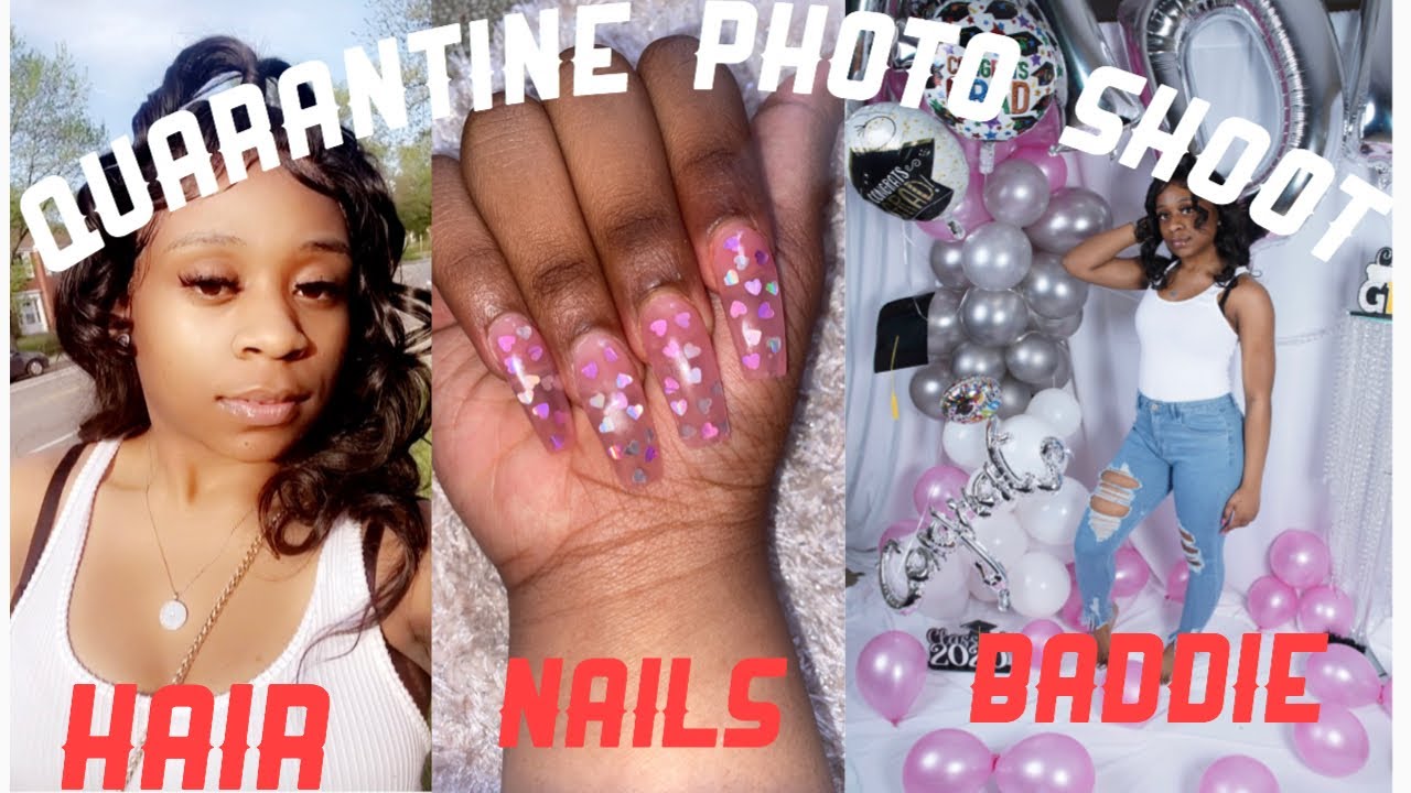 GRWM 8th grade graduation photo shoot/ quarantine edition - YouTube