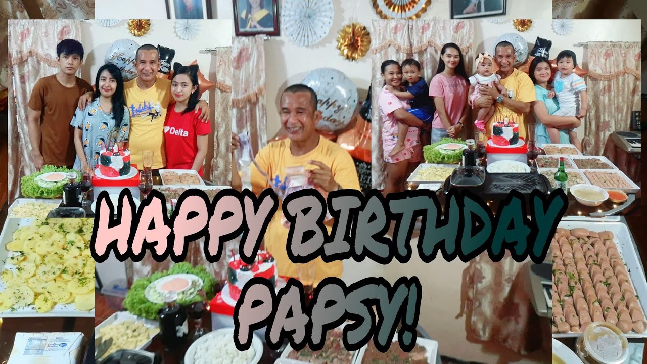 HAPPY BIRTHDAY PAPSY: Samgyup + Money Cake | ANG SAYA!! - YouTube