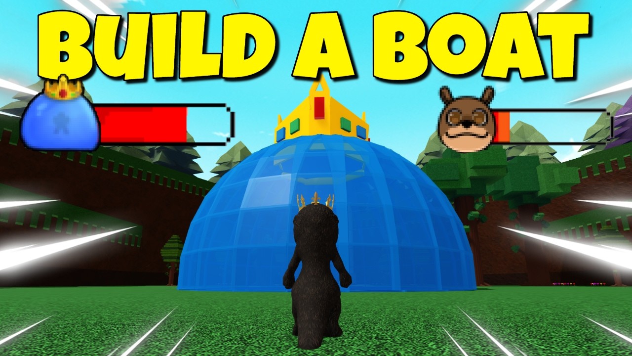 🔵CRIEI UM BOSS PARA DIFICULTAR O JOGO!! BUILD A BOAT ROBLOX - YouTube