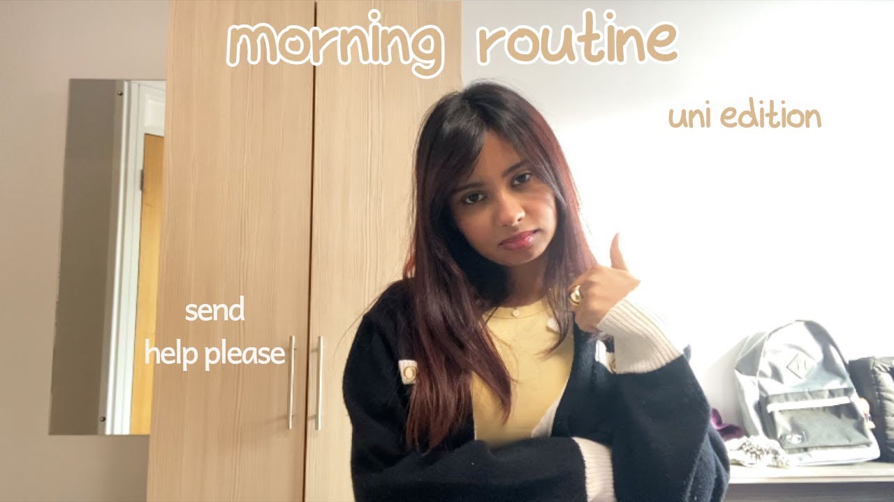 REALISTIC UNIVERSITY MORNING ROUTINE - YouTube