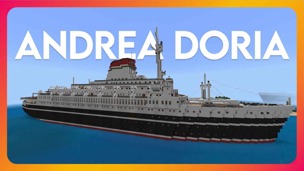 SS ANDREA DORIA in Minecraft! - YouTube