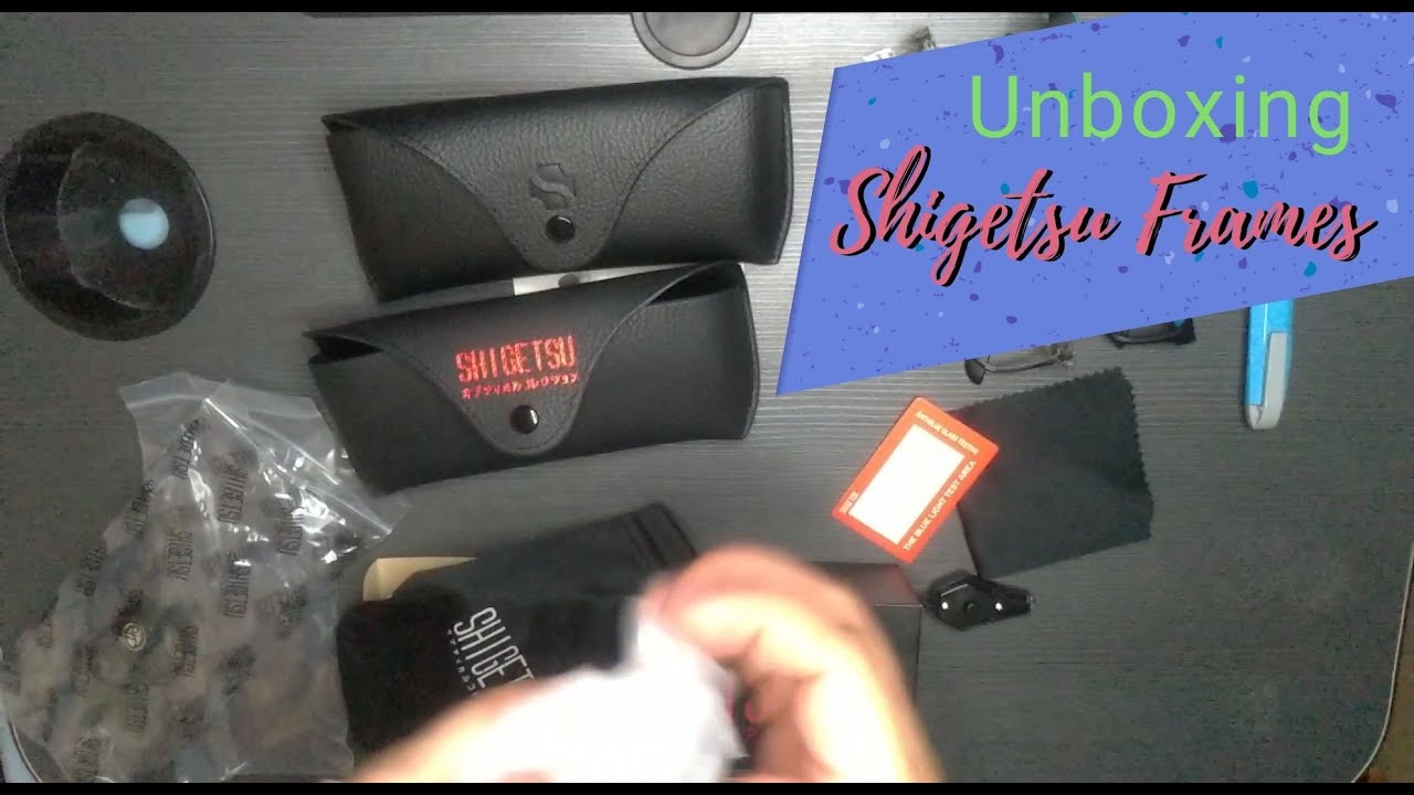 What comes with Shigetsu Glasses? | Unboxing - YouTube