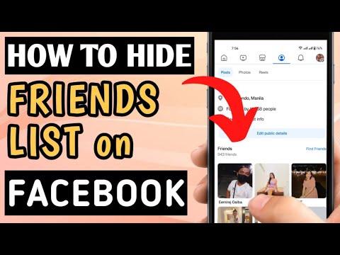 HIDE FRIEND LIST ON FACEBOOK 2024 EASY WAY /PAANO MAG HIDE NG FRIENDS SA FACEBOOK 2024 - YouTube