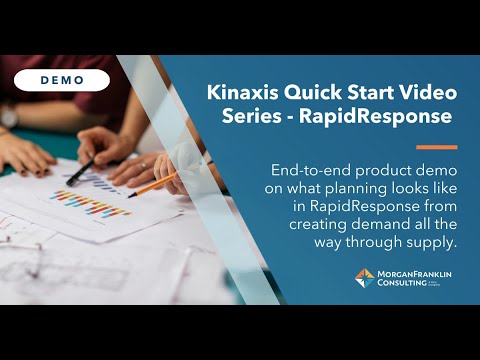 Kinaxis Quick Start Video Series | RapidResponse Demo