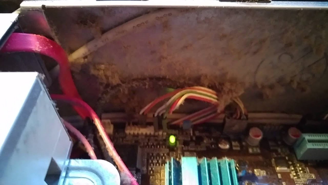 Computer was slow and unstable.. Weird?!? And it made a lot of noise ...