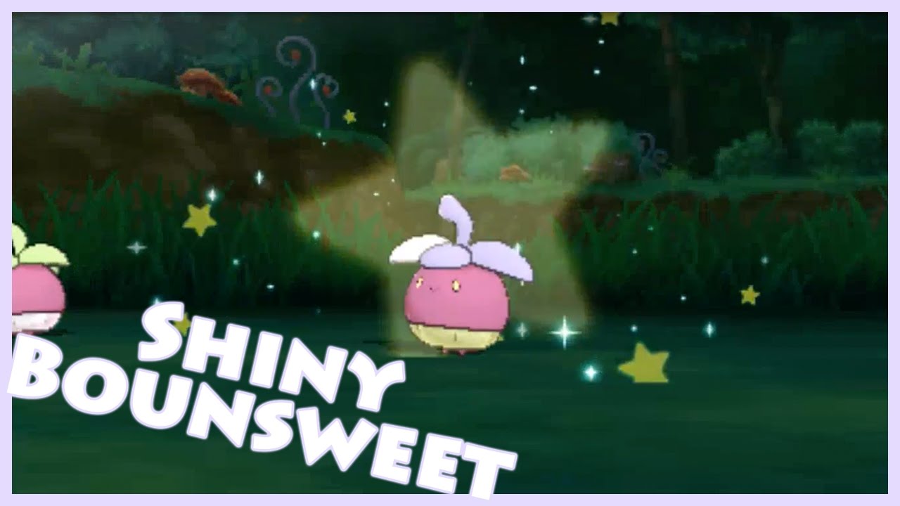 SOS Shiny Hunting - Bounsweet! Pokemon Moon [Twitch Highlight] - YouTube