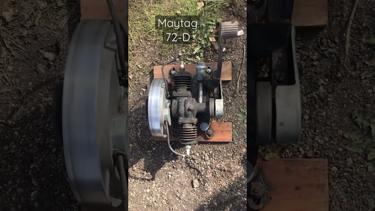 Maytag Multi-Motor Model 72-D Two Cylinder 3/4hp Washing Machine Engine ...