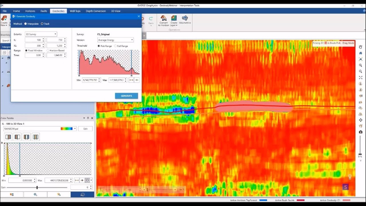 Webinar - Geobody interpretation in GVERSE Geophysics 2019.3 - YouTube