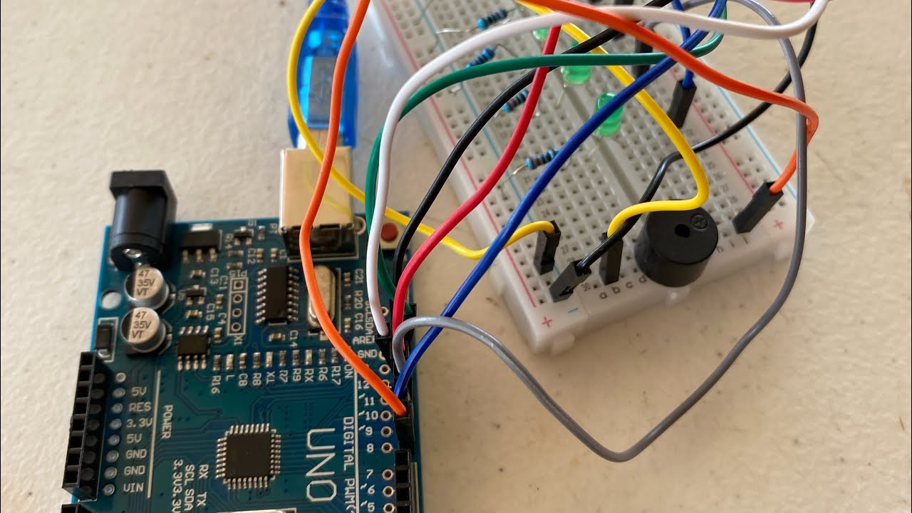 Led Running Light in Arduino // 10-STE - YouTube