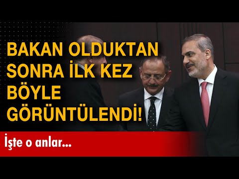 Hakan Fidan bakan olduktan sonra ilk kez böyle görüntülendi!