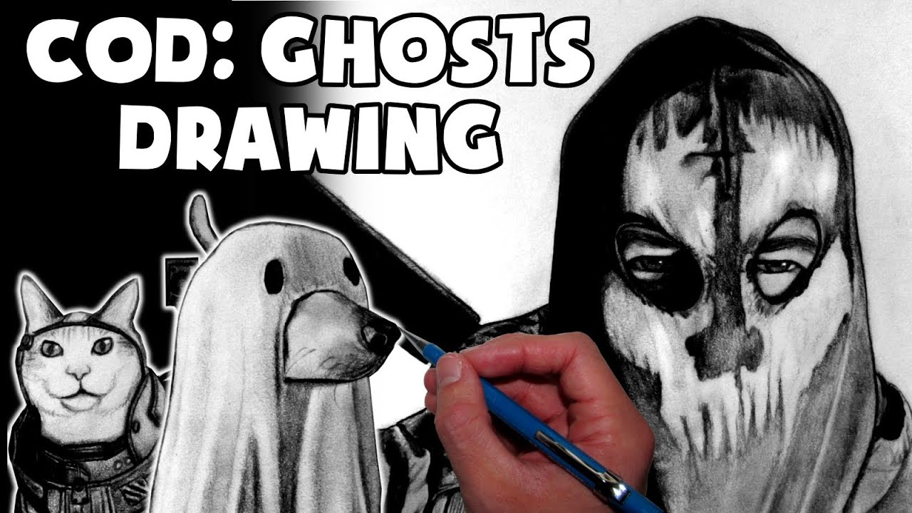 Call of Duty: Ghosts Drawing - Fan Art Time Lapse - YouTube