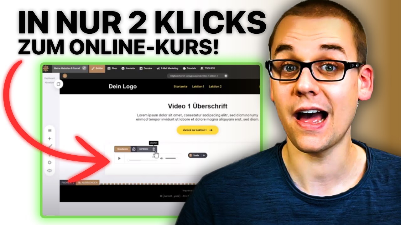 ANLEITUNG: So erstellst DU einen ONLINE-KURS mit EASY2! - YouTube