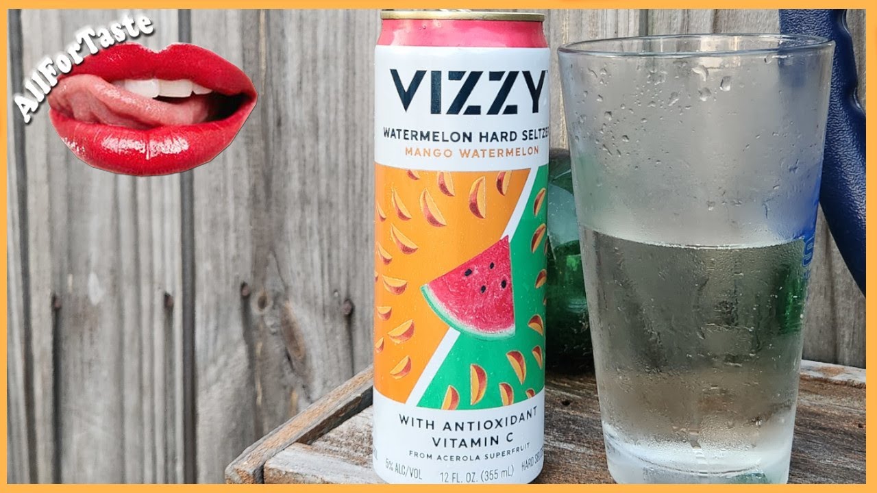 Review of Vizzy Watermelon Hard Seltzer Mango Watermelon - YouTube