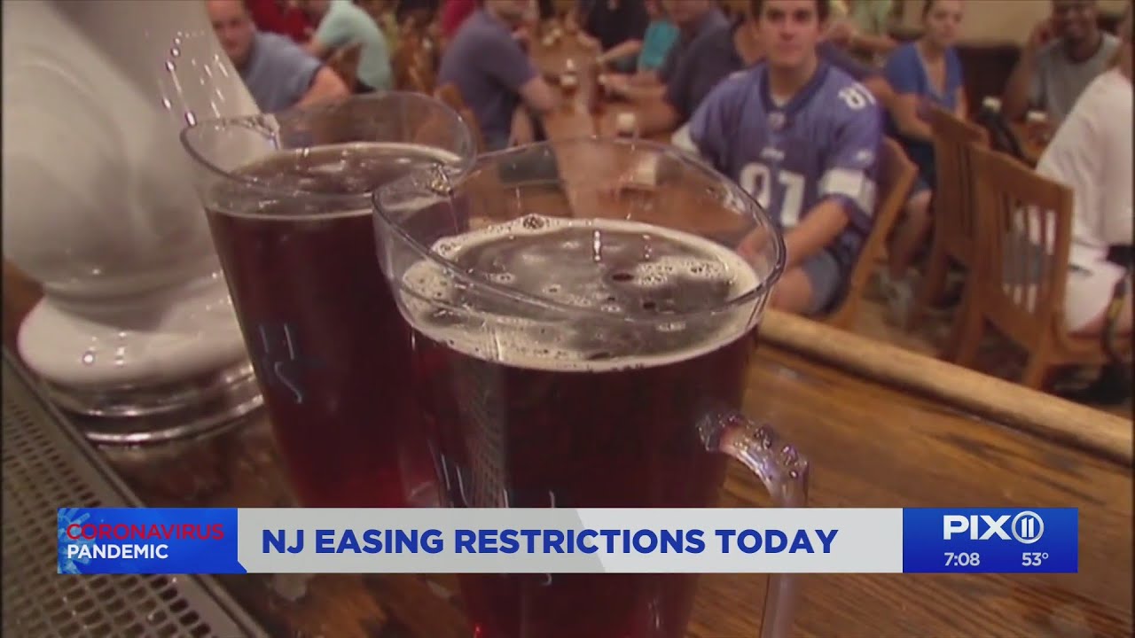 NJ reopening: Bar seating, buffets and dance floors return Friday - YouTube