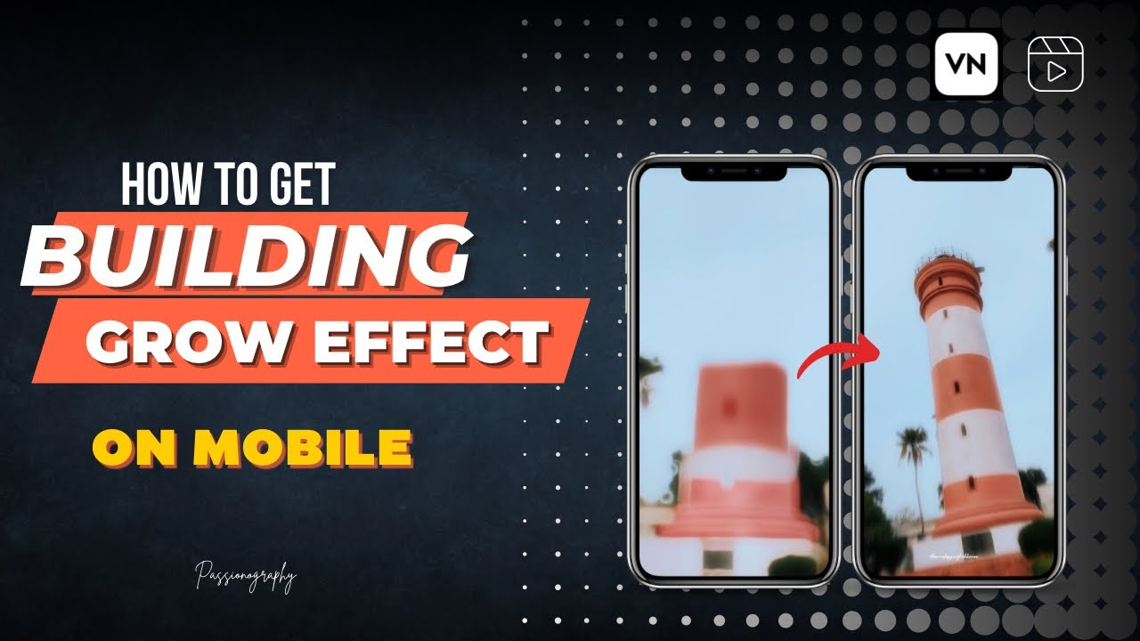 Building grow effect on mobile | VN | #vn #picsart - YouTube